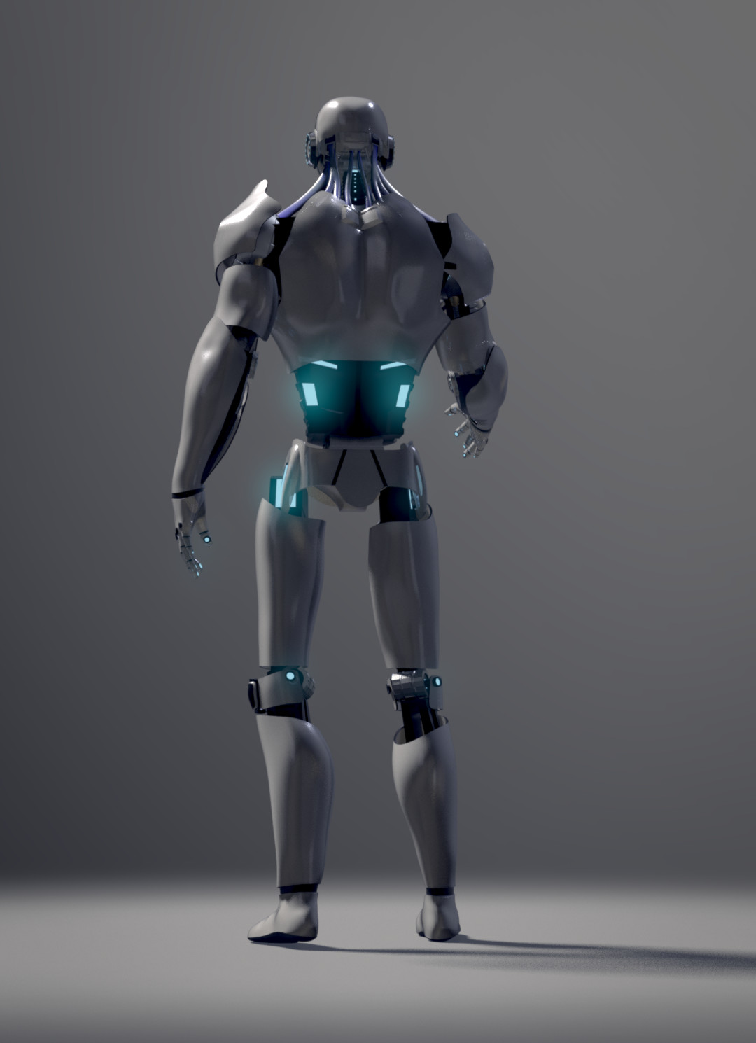 ArtStation - Male Android - 3D model | Resources