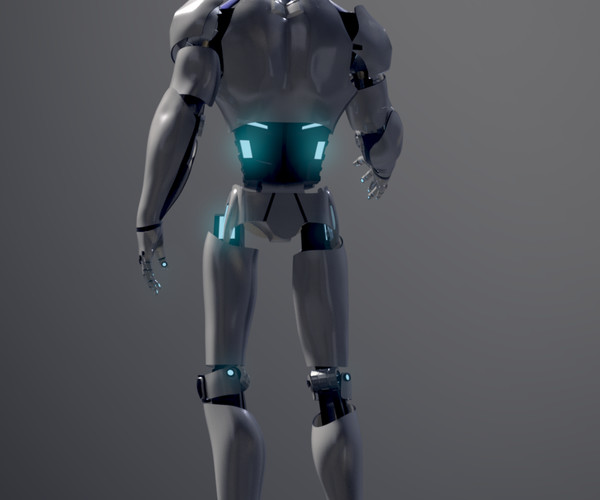 ArtStation - Male Android - 3D model | Resources