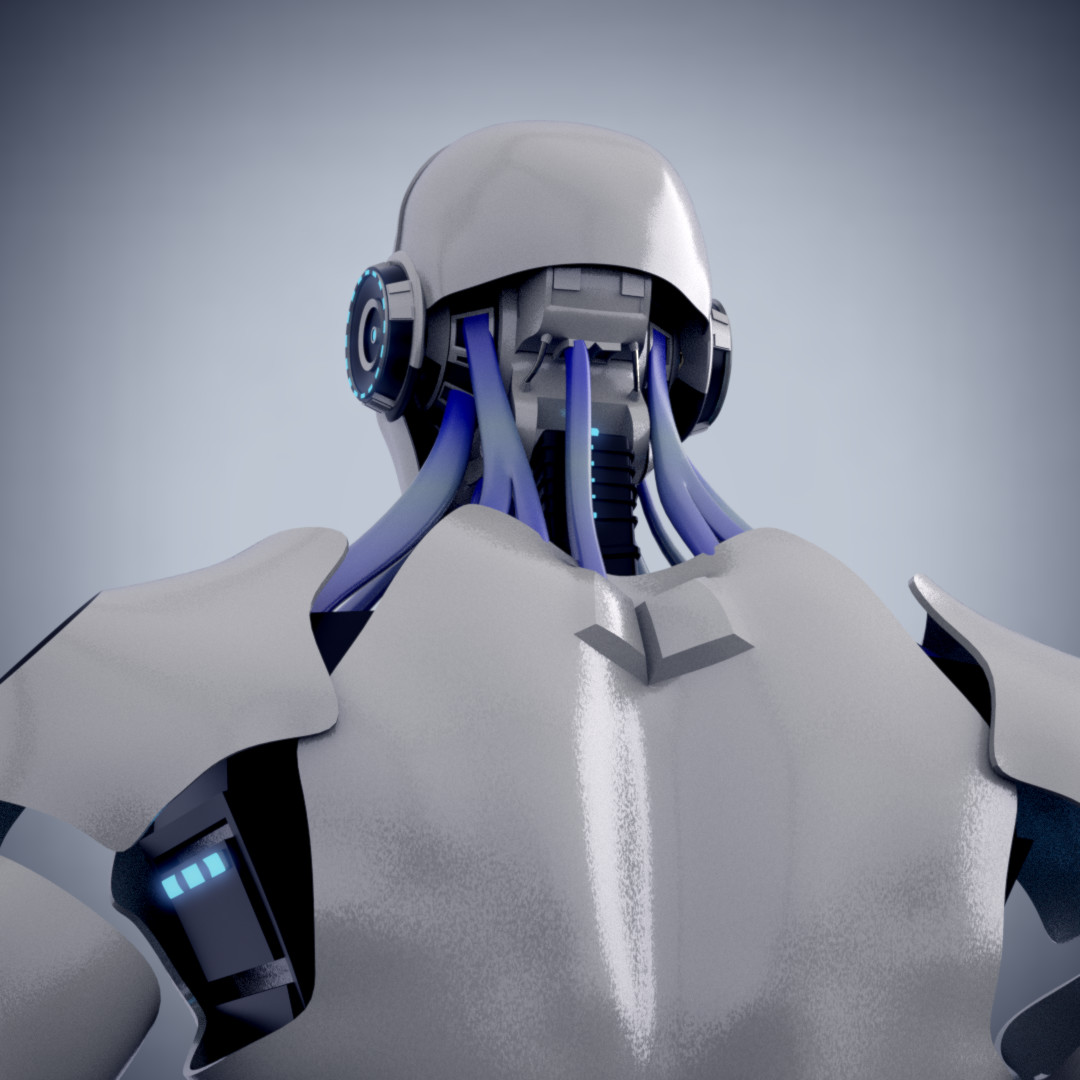 ArtStation - Male Android - 3D model | Resources