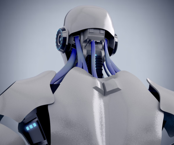 ArtStation - Male Android - 3D model | Resources