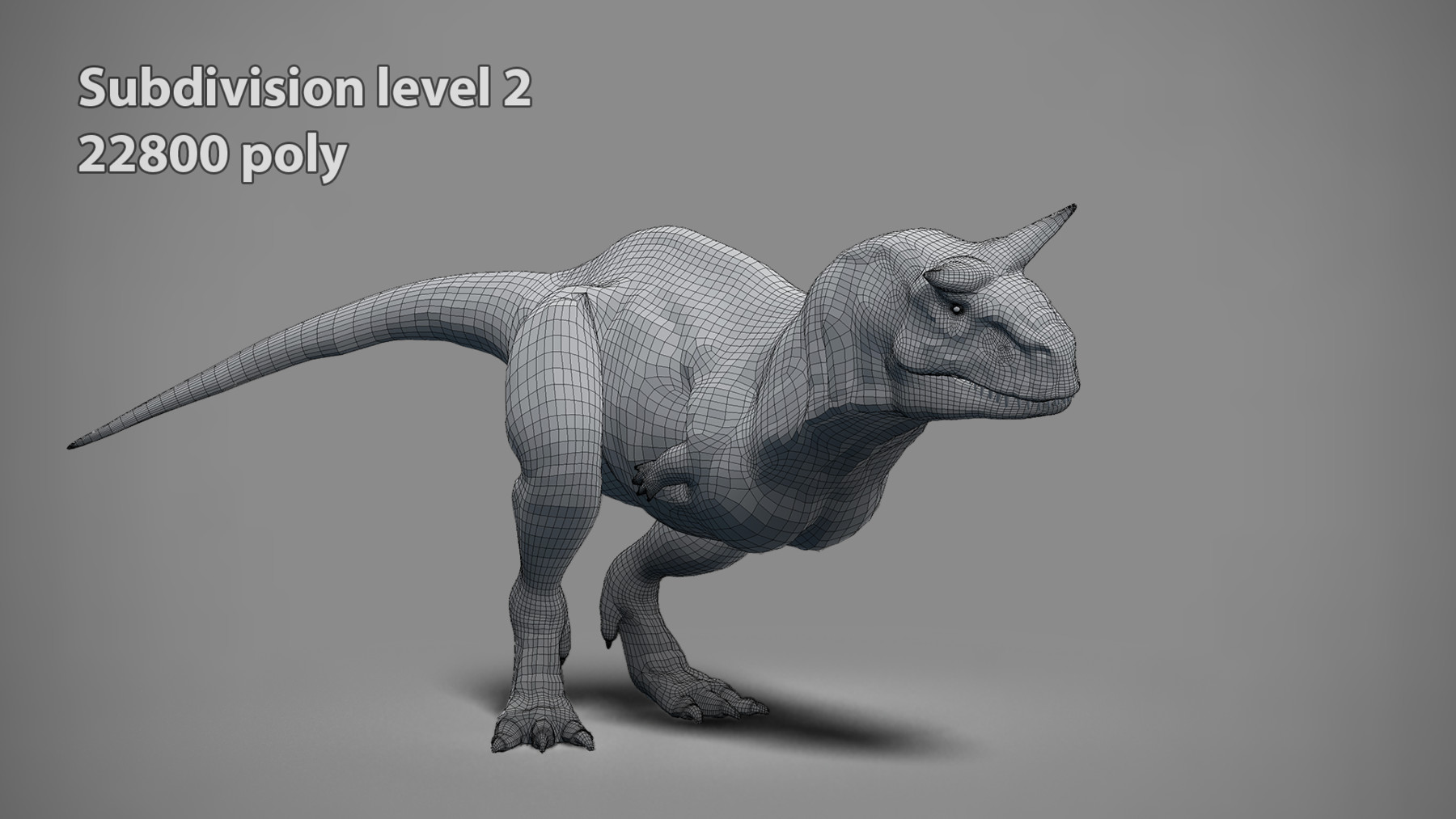 ArtStation - Carnotaurus dinosaur - 3D model | Resources