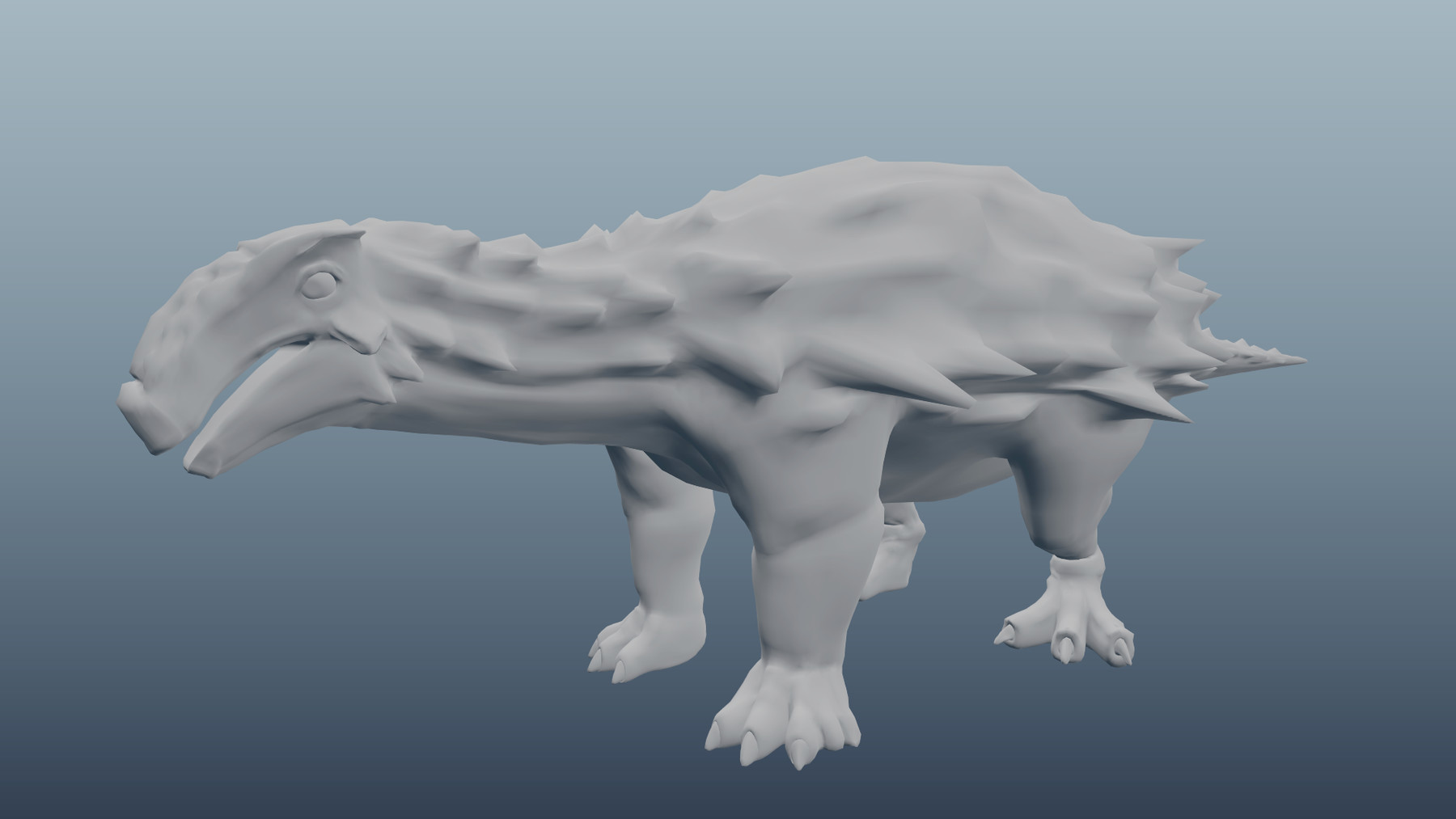 ArtStation - Nodosaurus dinosaur - 3D model | Resources