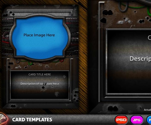 ArtStation - 20 Collectable Card Game Templates | Game Assets