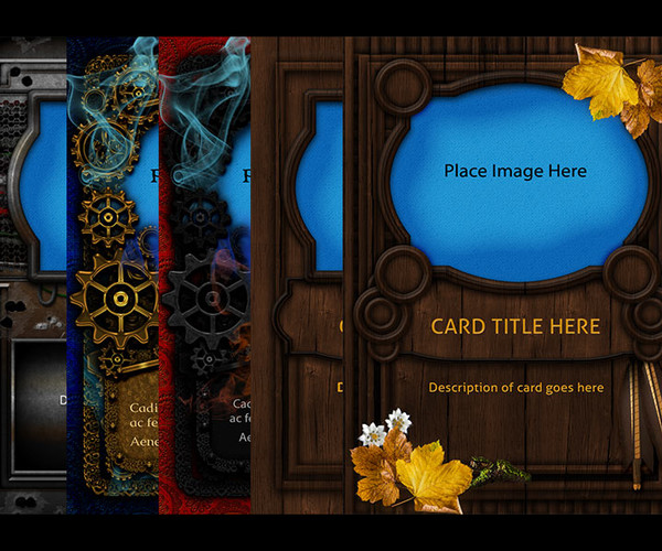 ArtStation - 20 Collectable Card Game Templates | Game Assets