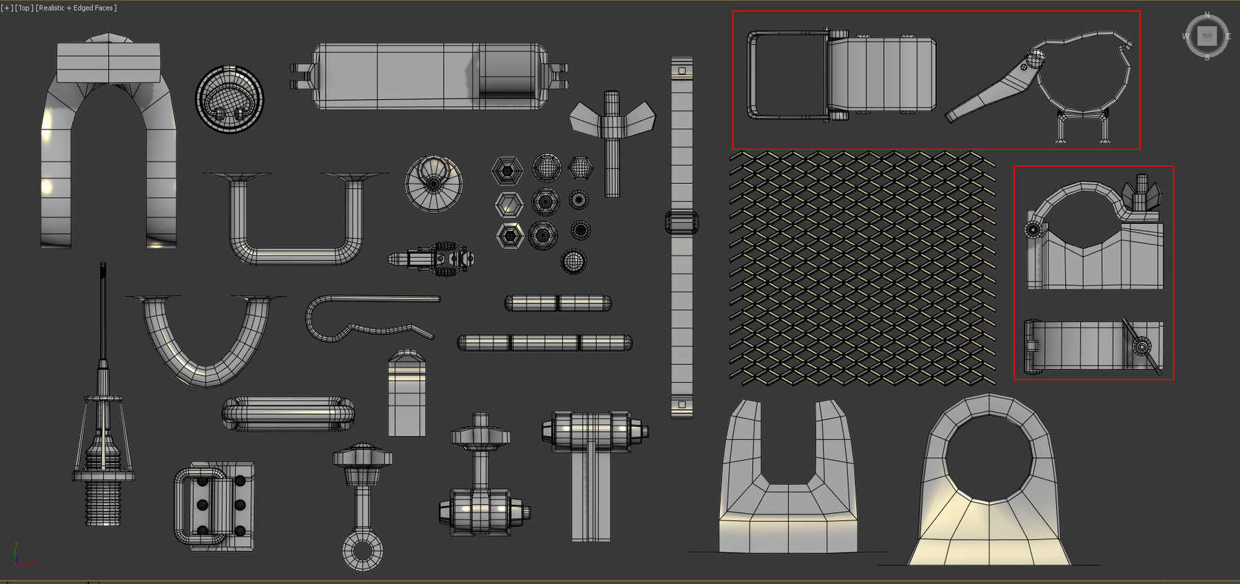 ArtStation - HQ_Armored_vehicle_kitbash_subD_ready | Resources