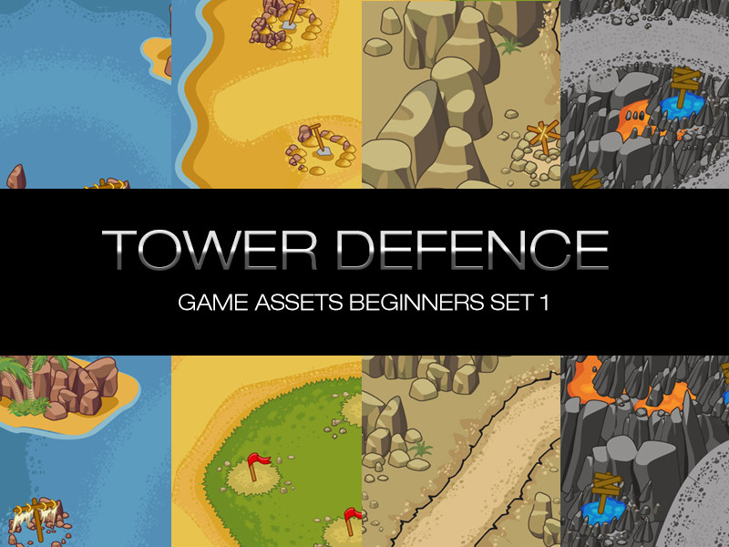 ArtStation - Tower Defence Game Assets | Game Assets