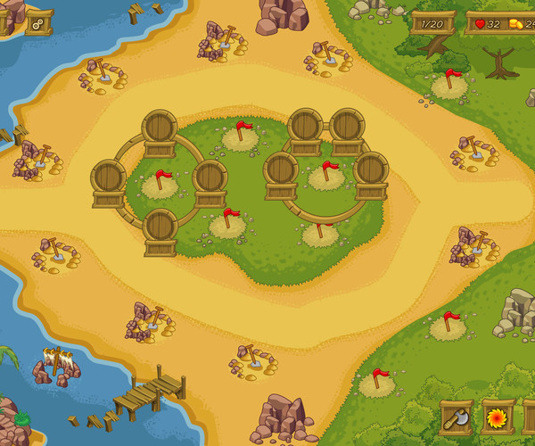 ArtStation - Tower Defence Game Assets | Game Assets