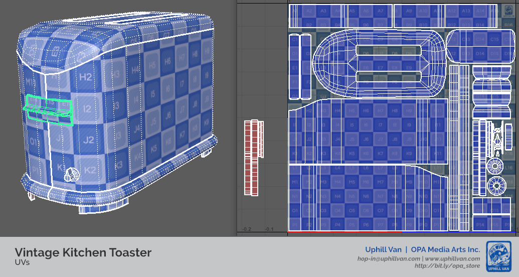 ArtStation - Vintage Toaster - Textured 3D Low Poly Model | Resources