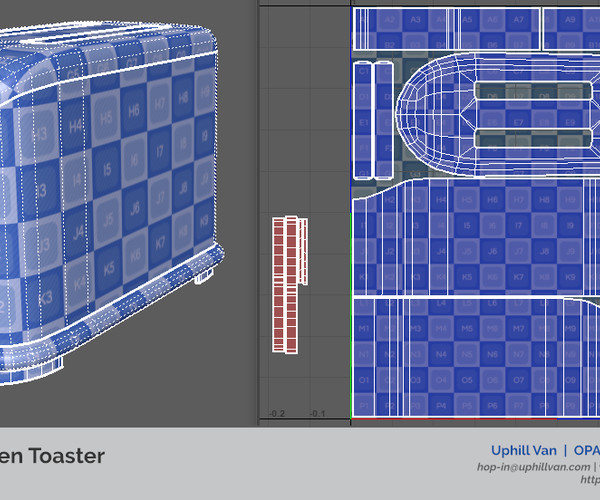 ArtStation - Vintage Toaster - Textured 3D Low Poly Model | Resources