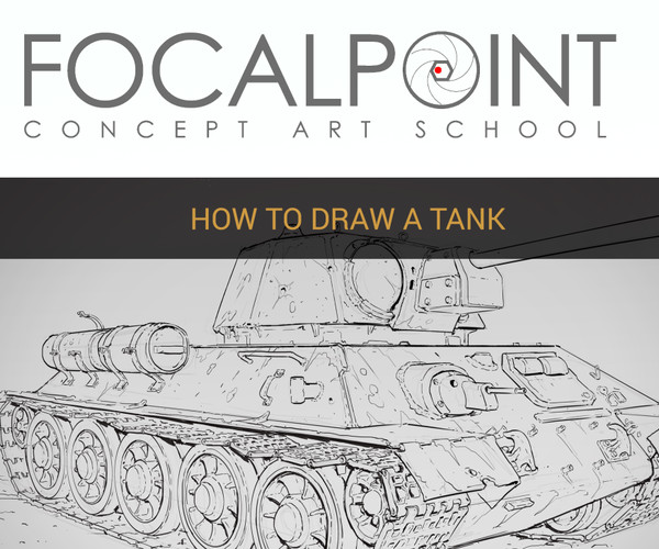 ArtStation - How To Draw A Tank | Tutorials