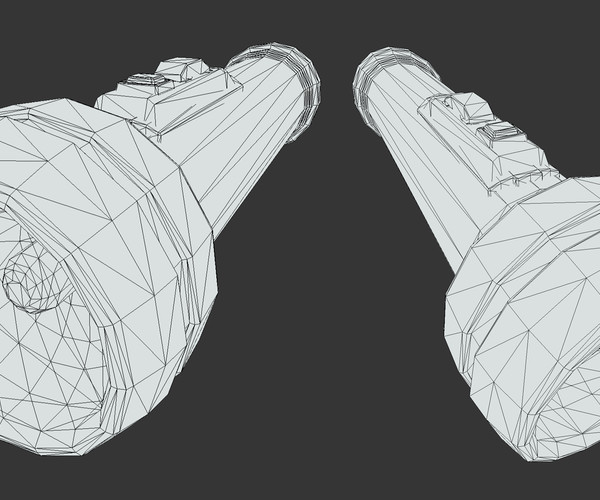 ArtStation - Retro Flashlight PBR | Game Assets