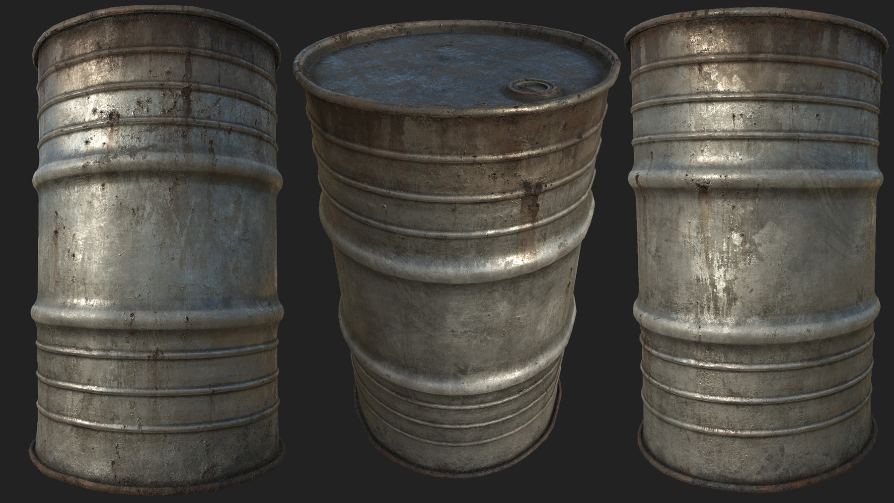 ArtStation - Explosive Barrels PBR | Game Assets