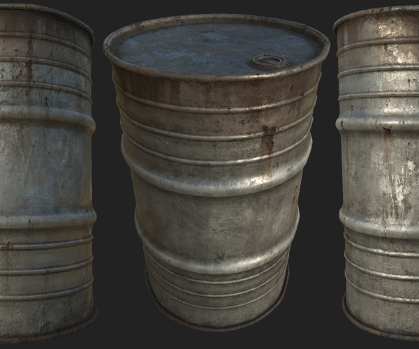 ArtStation - Explosive Barrels PBR | Game Assets