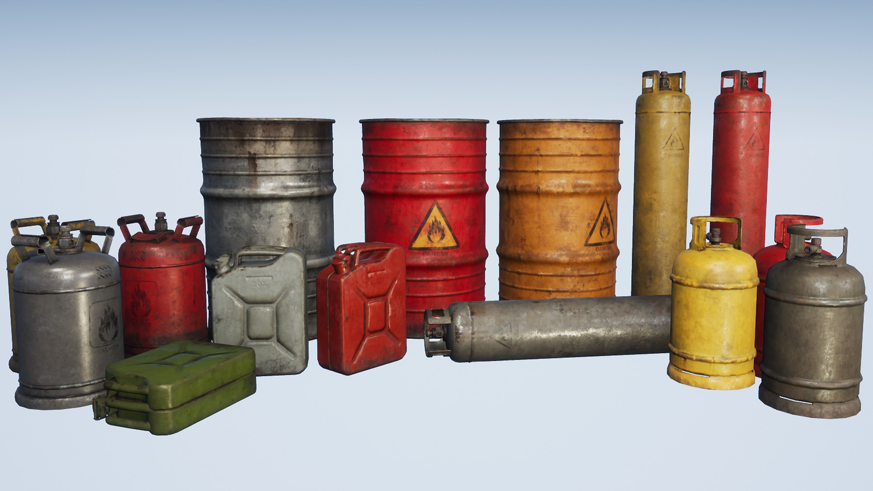 ArtStation - Explosive Props PBR | Game Assets