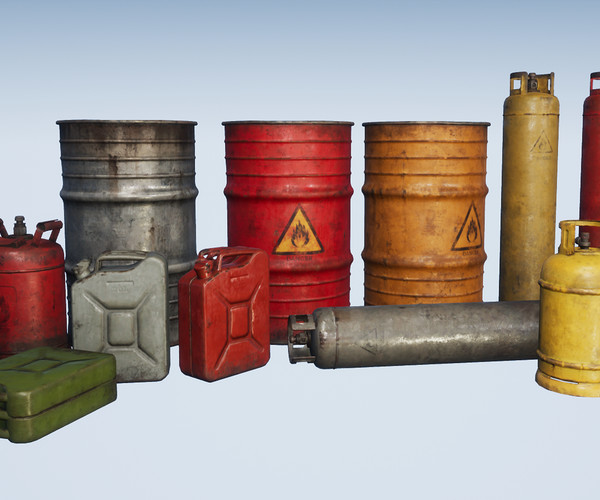 ArtStation - Explosive Props PBR | Game Assets