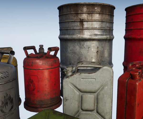 ArtStation - Explosive Props PBR | Game Assets