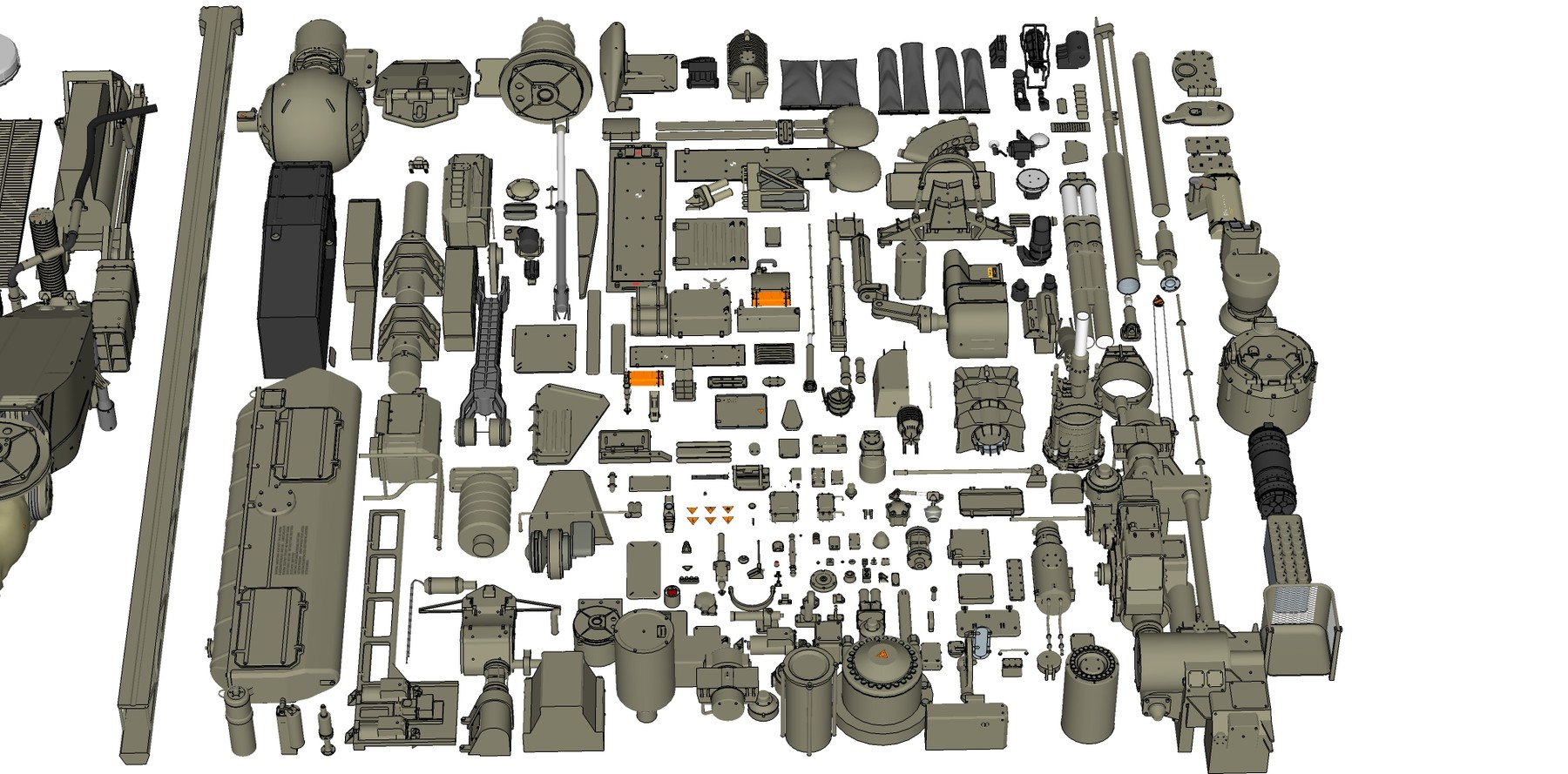 ArtStation - Mechanics collection 1 Kitbash | Resources