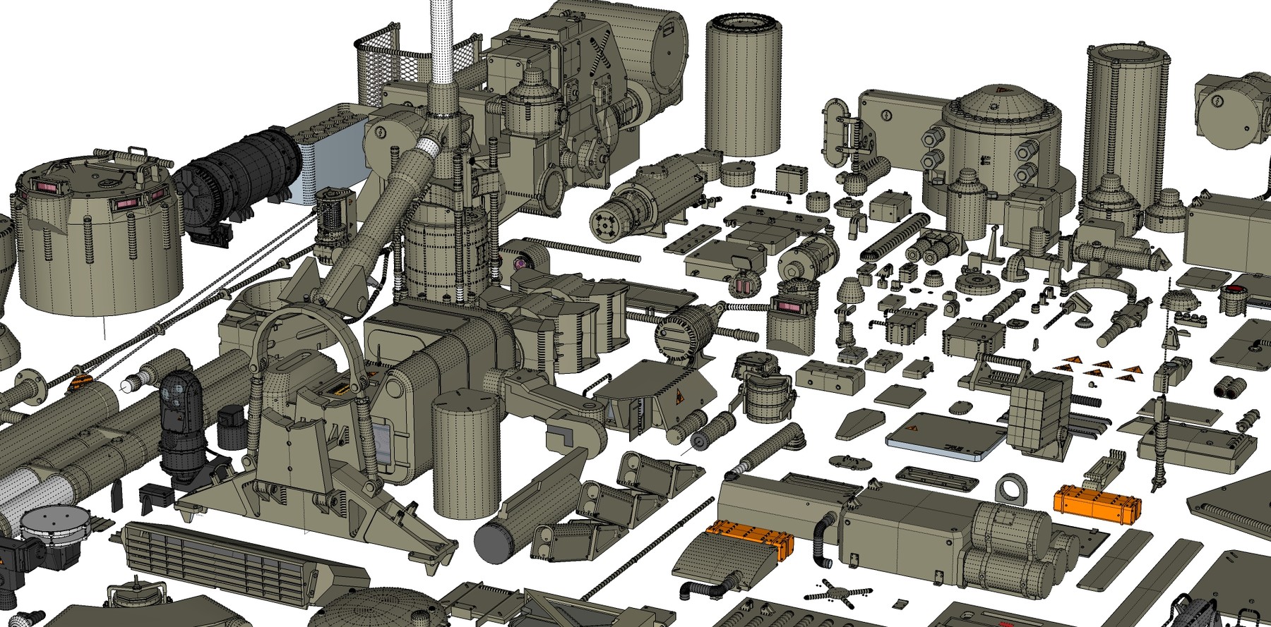 ArtStation - Mechanics collection 1 Kitbash | Resources