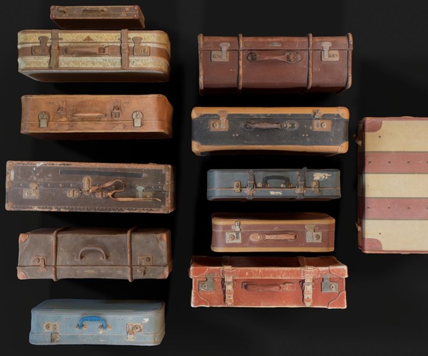 ArtStation - 12 Vintage Suitcase Collection | Resources