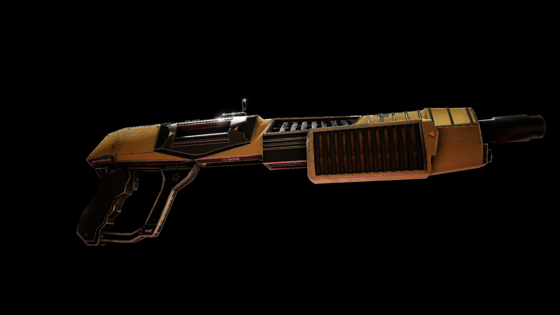 ArtStation - Sci-fi Futuristic Combat Shotgun | Game Assets