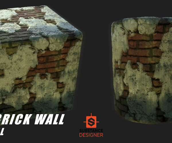 ArtStation - Old Brick Wall | Game Assets