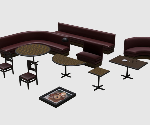 ArtStation - Restaurant Asset Pack | Game Assets