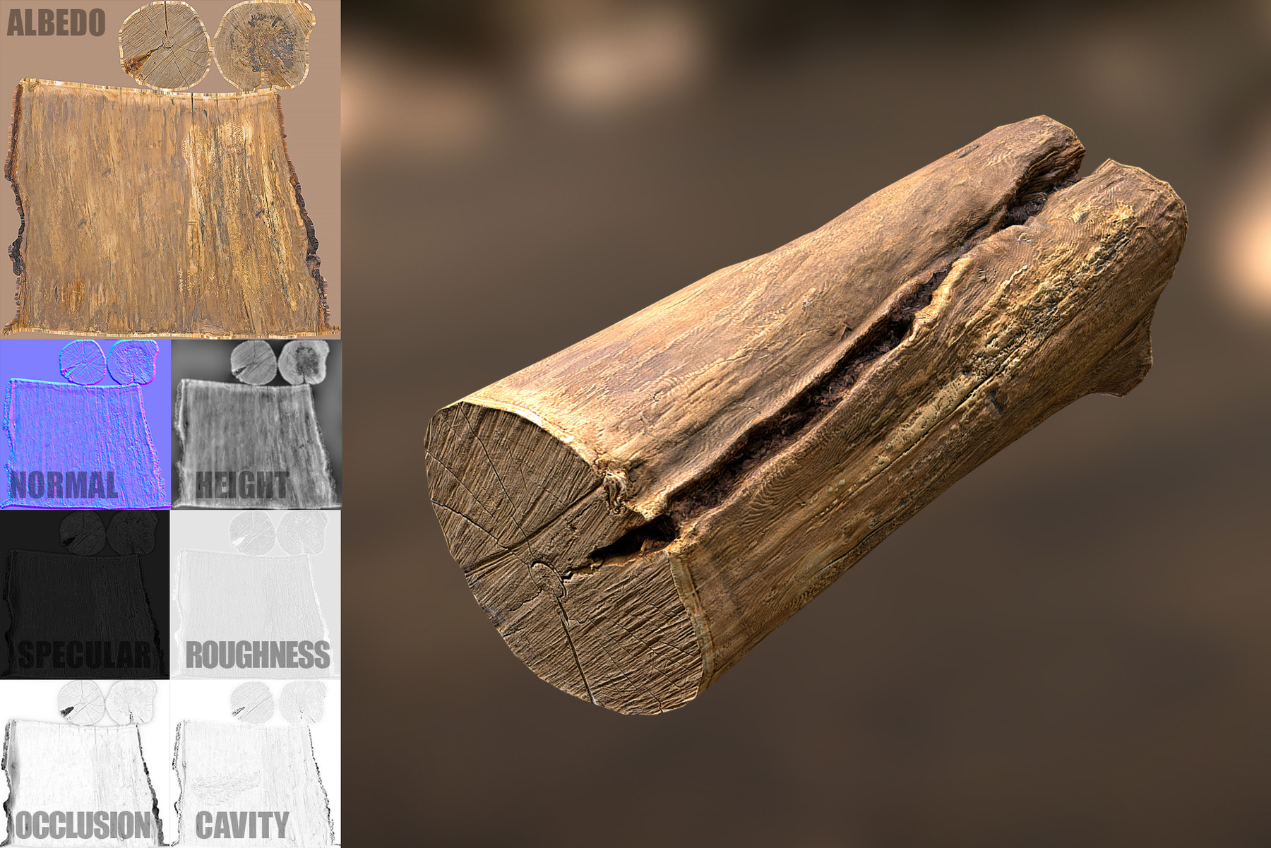 ArtStation - Log | Game Assets