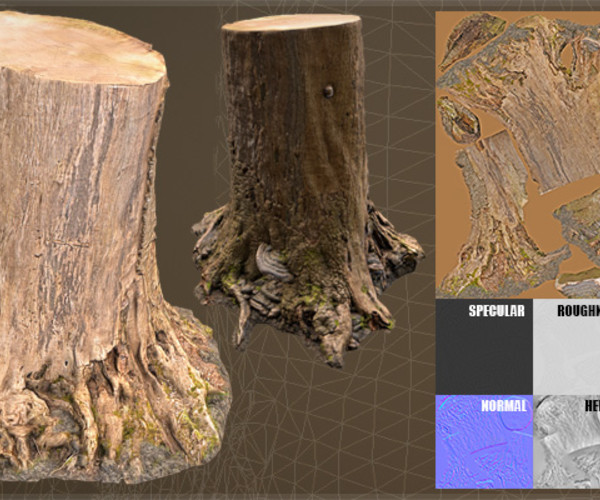 ArtStation - Stump | Game Assets