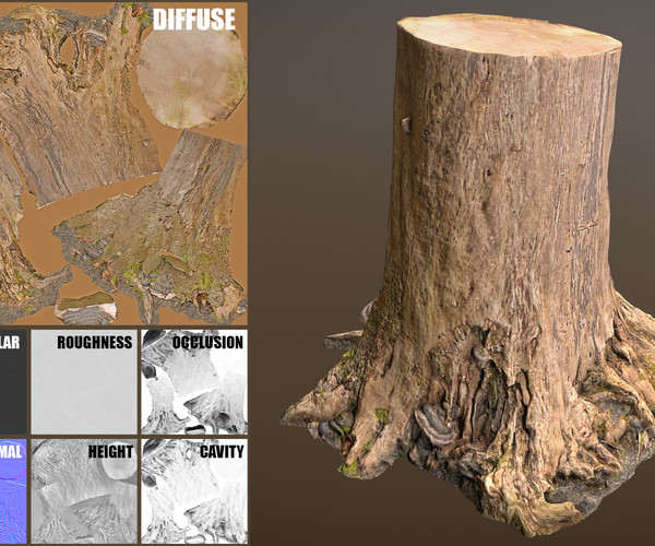 ArtStation - Stump | Game Assets