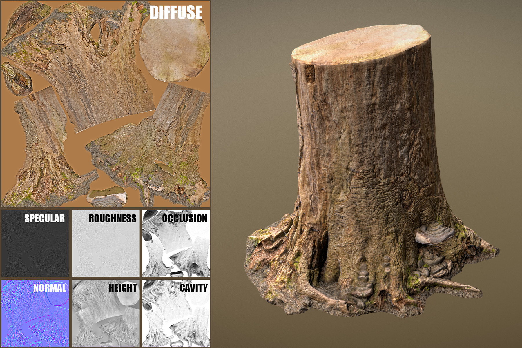 ArtStation - Stump | Game Assets