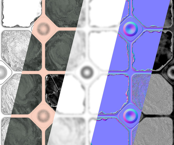ArtStation - Marble Tiles | Game Assets