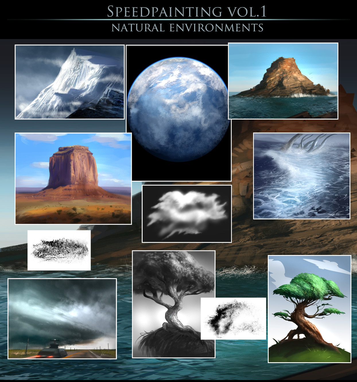 ArtStation - Speedpainting Vol.1: Natural Environments | Tutorials