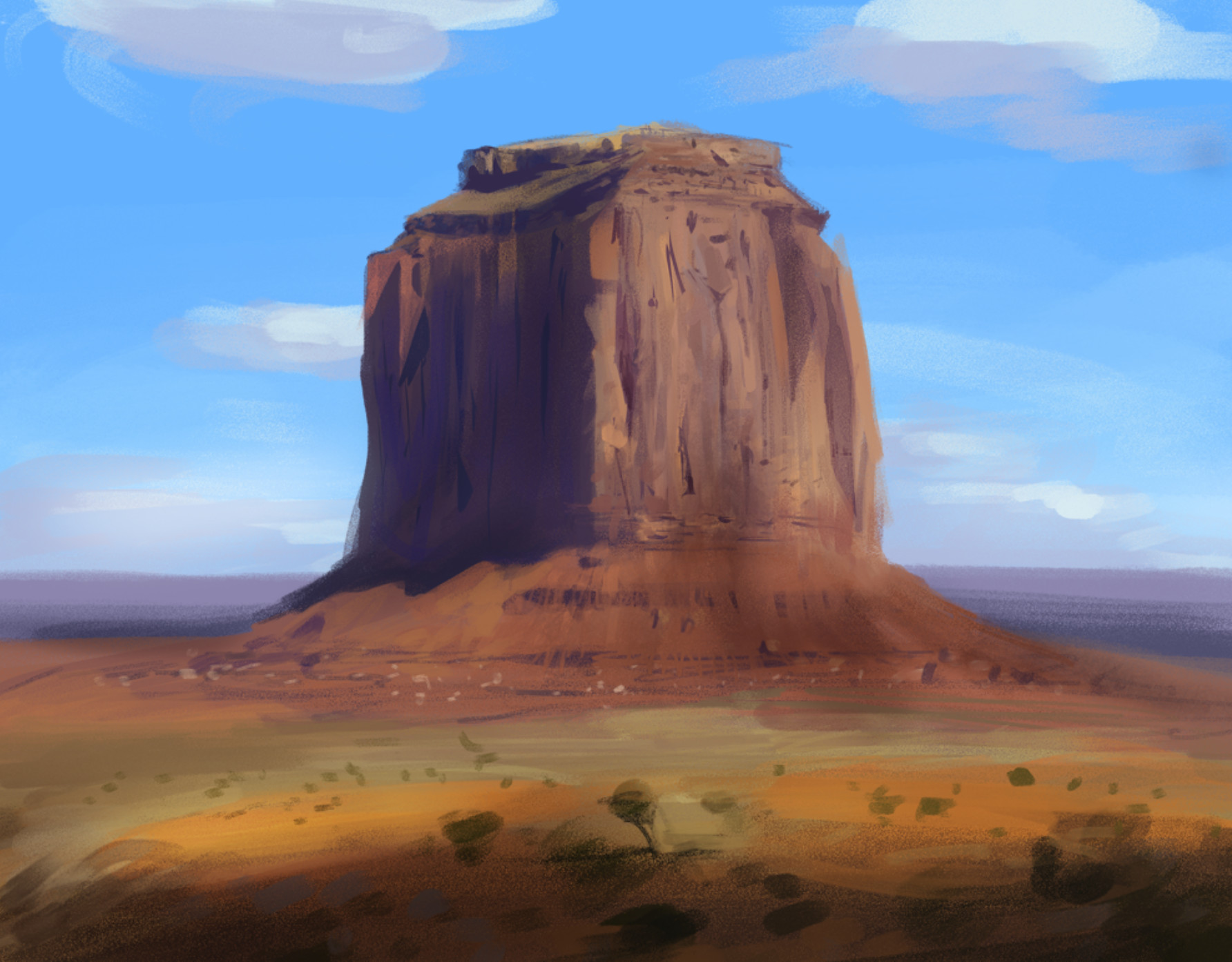 ArtStation - Speedpainting Vol.1: Natural Environments | Tutorials