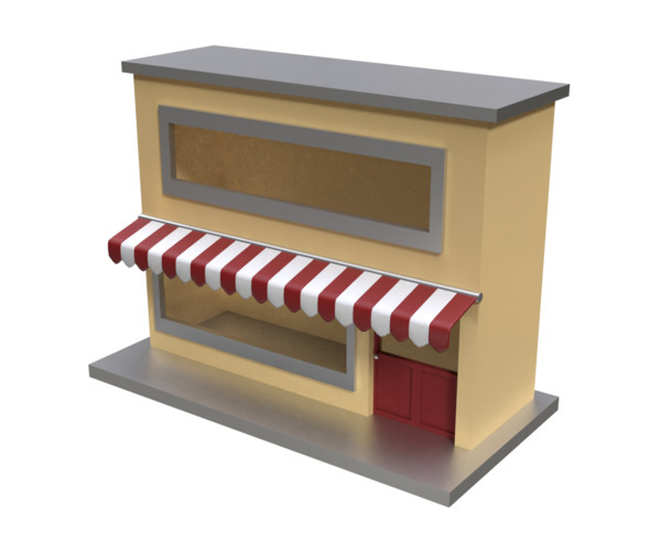 ArtStation - Small Pop-up Shop | Game Assets