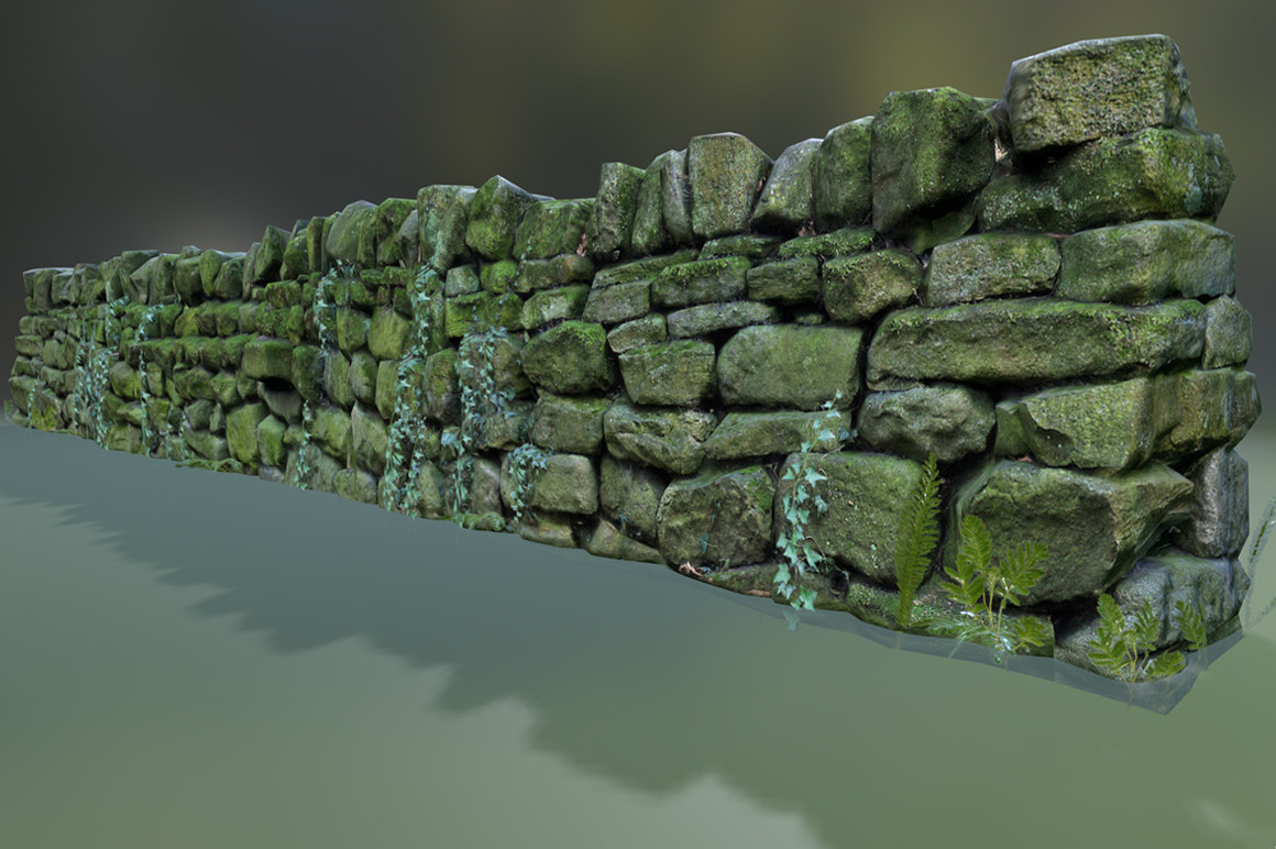 ArtStation - Stone Wall | Game Assets