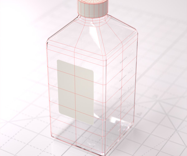 ArtStation - Laboratory Glass Bottle 3D model | Resources