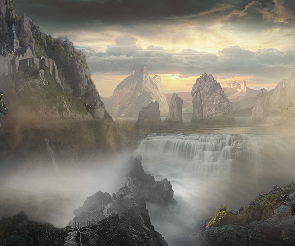 ArtStation - The dream world is real, background | Artworks