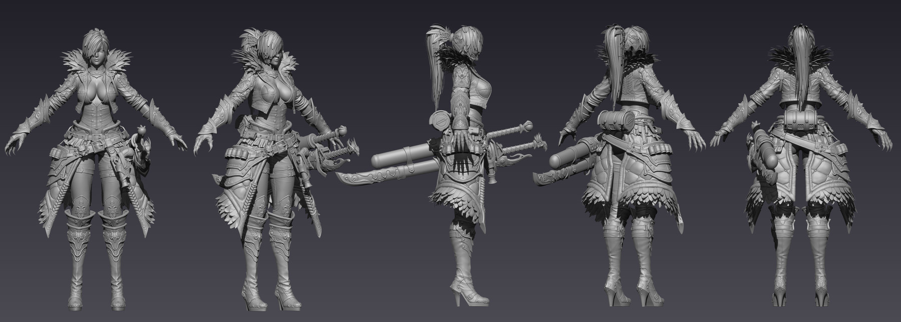 ArtStation - 3D Attack on Titan_Katarina | Resources