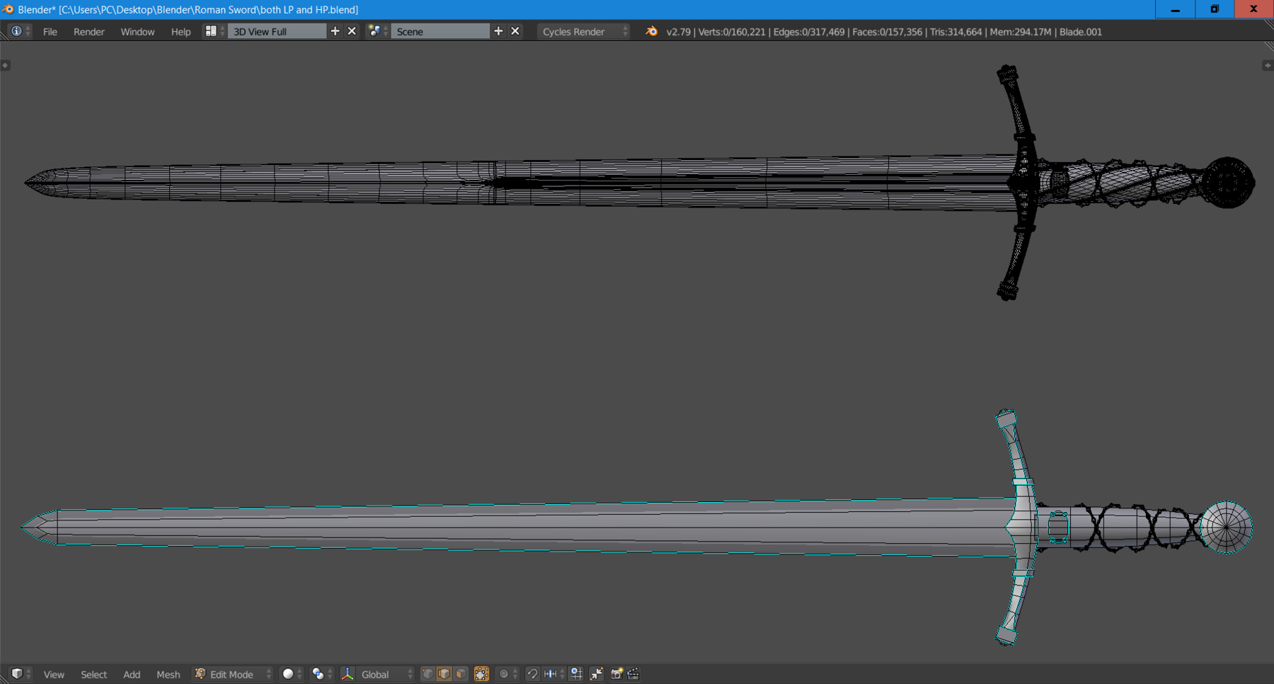 ArtStation - Game Ready Roman Sword | Game Assets