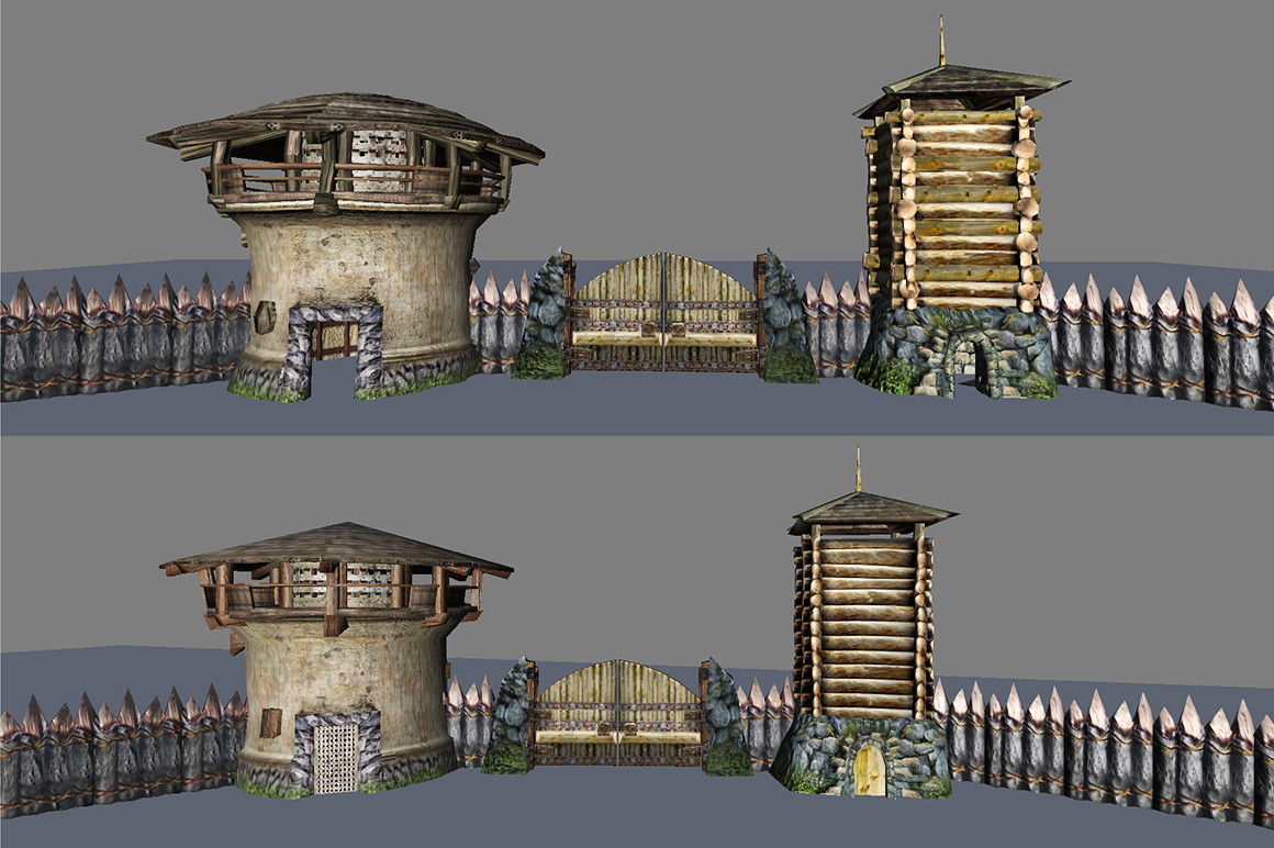 ArtStation - ort Elements Pack | Game Assets