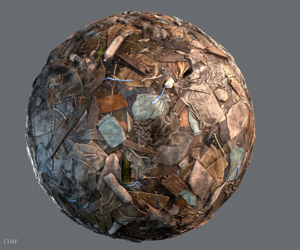 ArtStation - Garbage Dump Material | Game Assets