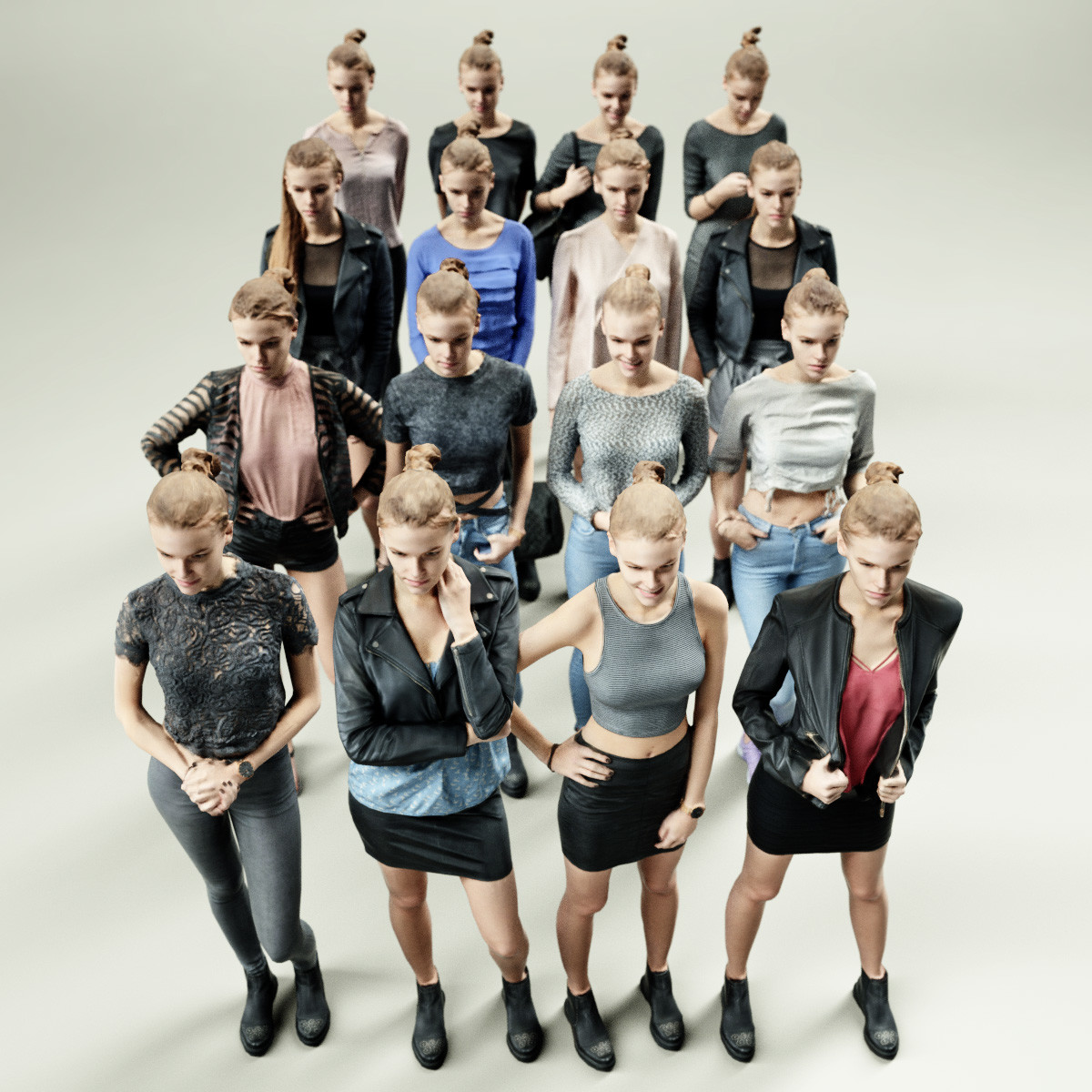 ArtStation - 16 Fashion Girl Scans Vol 2 | Resources