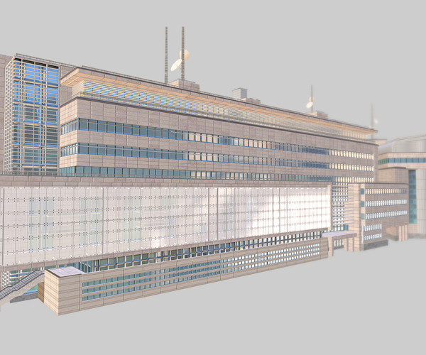 ArtStation - Modern Buildings Set | Game Assets