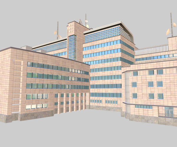 ArtStation - Modern Buildings Set | Game Assets