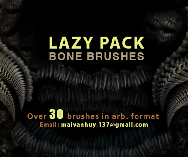 ArtStation - Bone - Brush Pack | Brushes