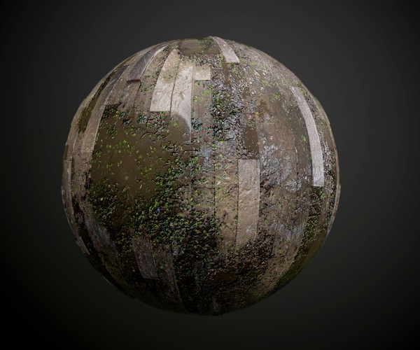 ArtStation - Wood Floor Ground Planks Debris apocalyptic Dirt Mud ...