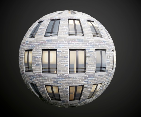 ArtStation - Building Brick Stone Appartment City Window Structure ...