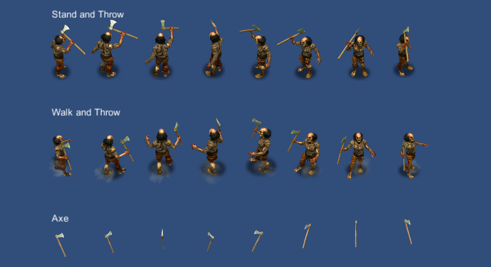 ArtStation - 3 Zombies Pack | Game Assets