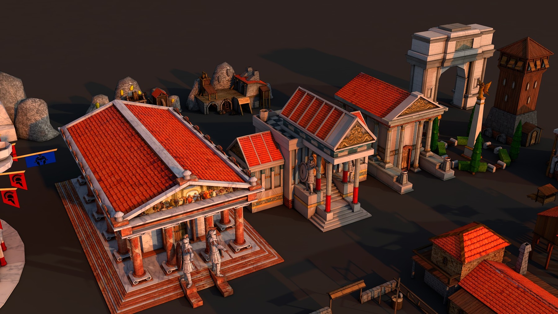 ArtStation - Rome city Package | Game Assets
