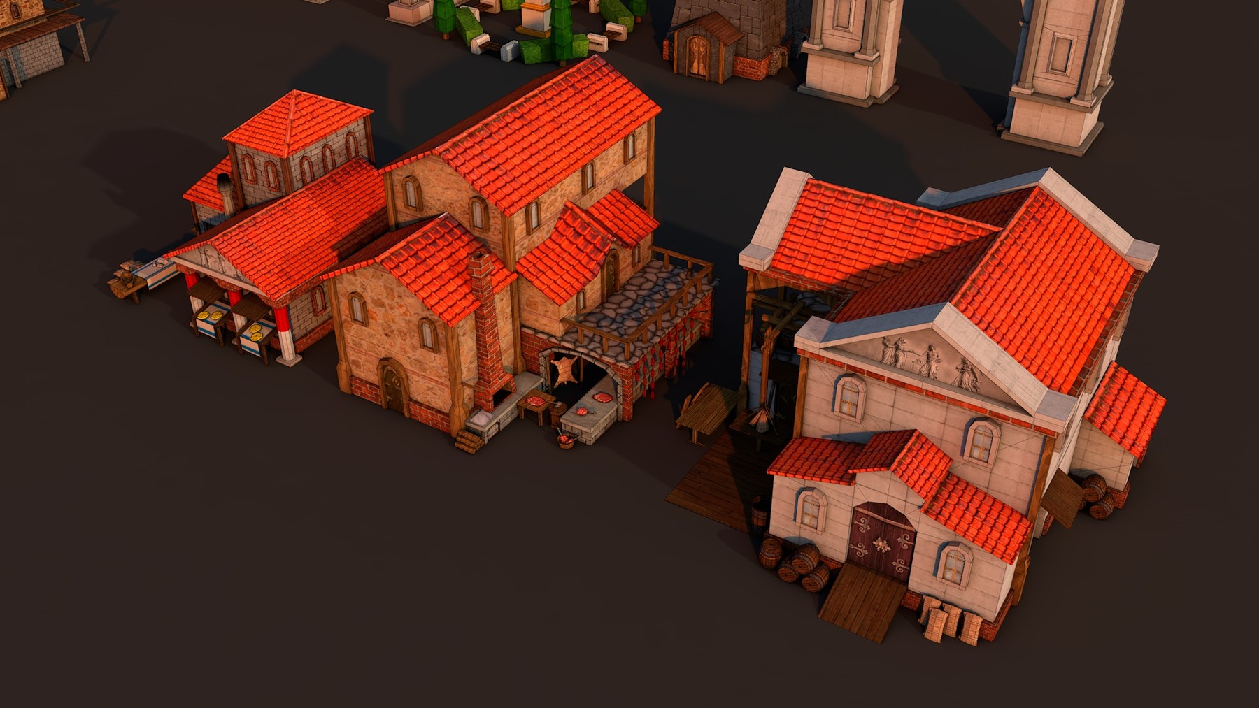 ArtStation - Rome city Package | Game Assets